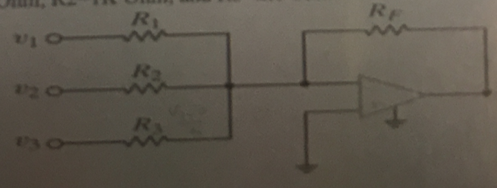 Solved For the circuit below, if v1 = -5v, v2 = 2v, v3 = 3v, | Chegg.com
