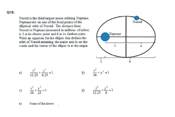 Solved Nereid is the third largest moon orbiting Neptune. | Chegg.com
