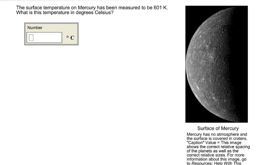 Surface Temp Of Mercury