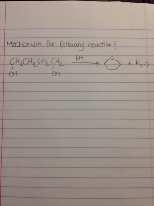 Solved Mechanism for following reaction? | Chegg.com