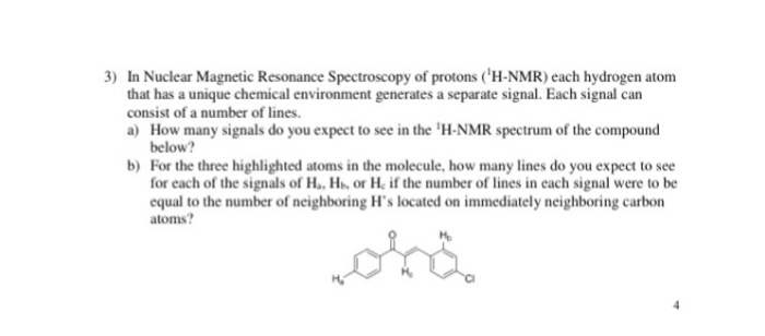 Solved In Nuclear Magnetic Resonance Spectroscopy of protons | Chegg.com