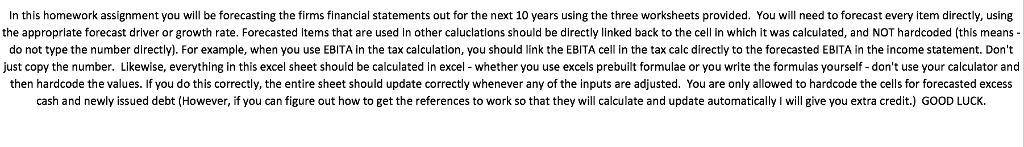 In This Homework Assignment You Will Be Forecasting