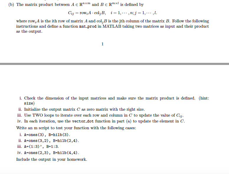 Solved 4. Use m functions to do the following math | Chegg.com