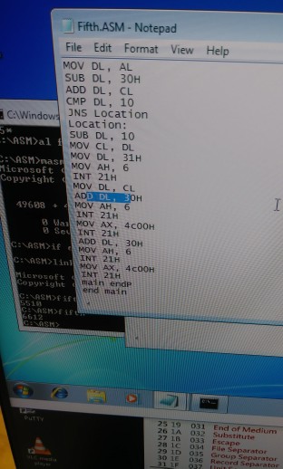 Solved Assembly Language Display Project: What code should | Chegg.com