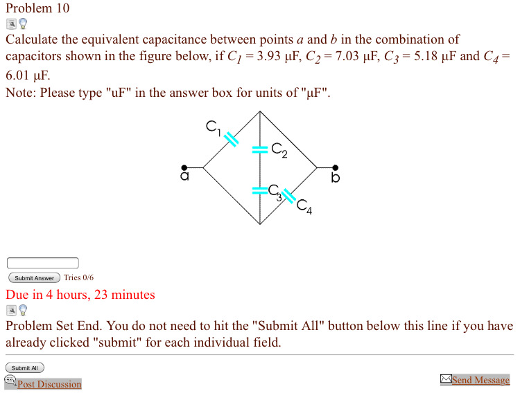 Solved Problem 10 国8 Calculate the equivalent capacitance | Chegg.com