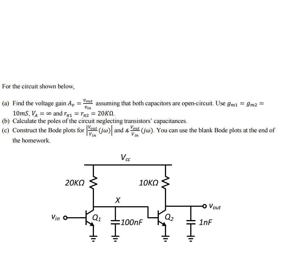 Solved Assume that VBE of NPN transistors in forward active | Chegg.com