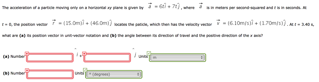 Solved The acceleration of a particle moving only on a | Chegg.com