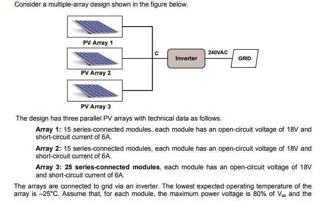 Solved Consider a multiple-array design shown in the figure | Chegg.com