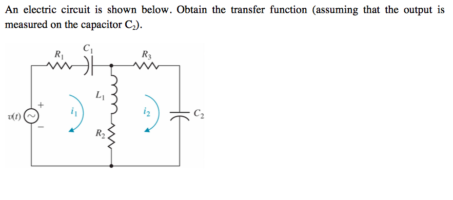 Solved An electric circuit is shown below. Obtain the | Chegg.com