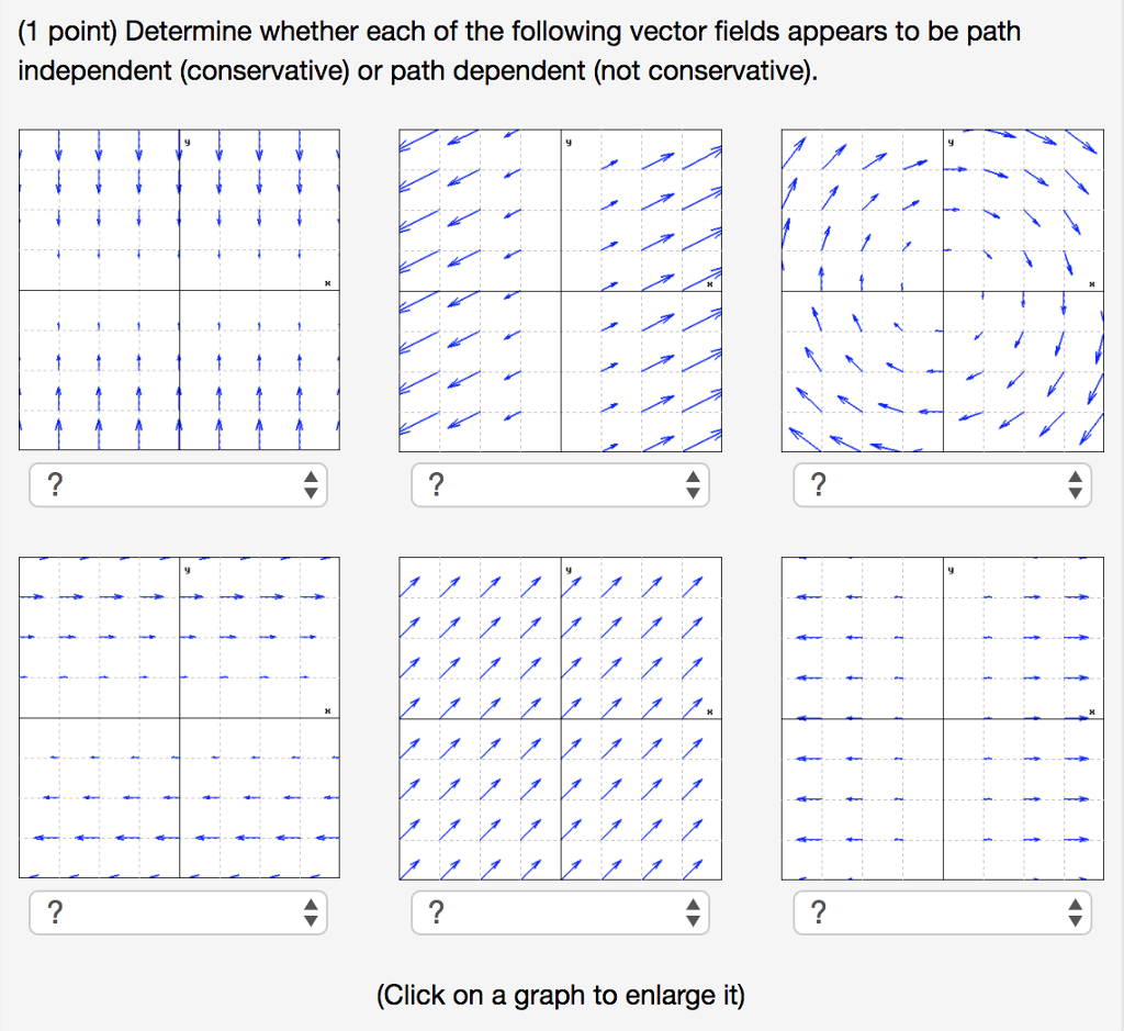 Solved (1 point) Determine whether each of the following | Chegg.com