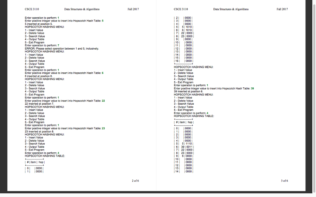 Solved You will implement an efficient hopscotch hash table | Chegg.com