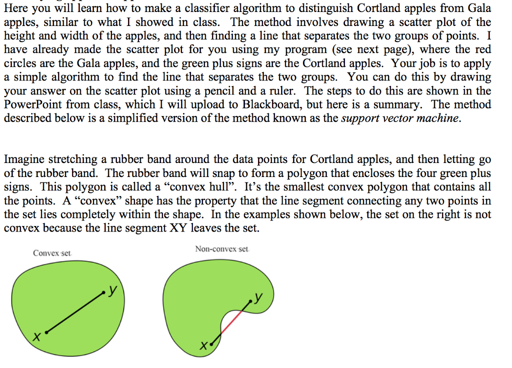 Solved Here you will learn how to make a classifier | Chegg.com