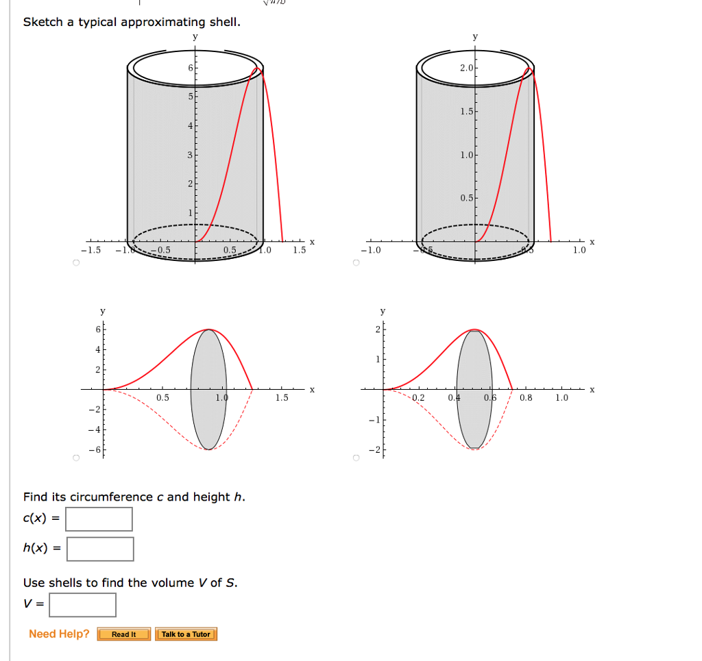 Solved Let S be the solid obtained by rotating the region | Chegg.com Solved Let S be the solid obtained by rotating the region | Chegg.com