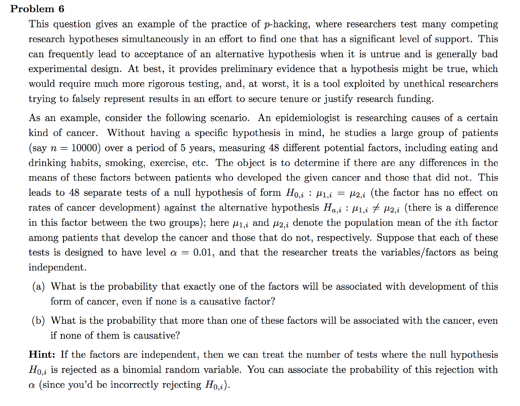 Hypothesis In Research Example