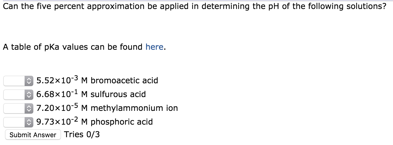 Solved Can the five percent approximation be applied in | Chegg.com