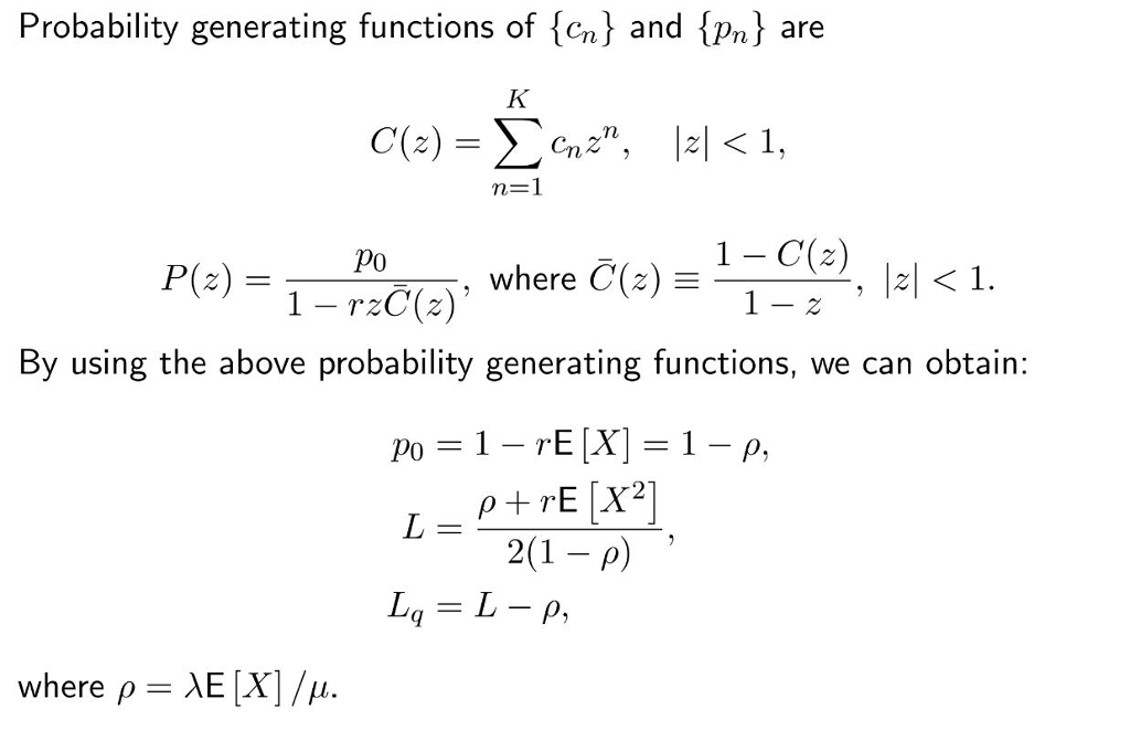 Solved Consider an M/M/1 system with parameters ? and µ in | Chegg.com