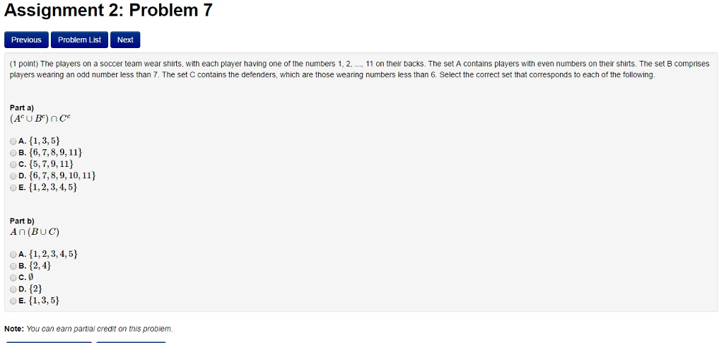 Solved The players on a soccer team wear shirts, with each | Chegg.com