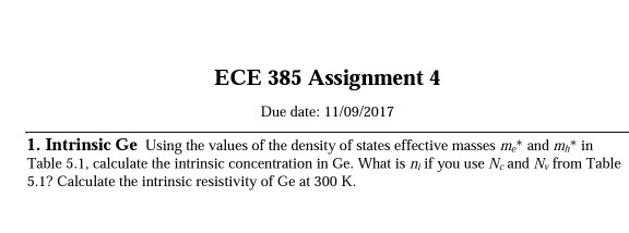 Solved ECE 385 Assignment 4 Due date: 11/09/2017 1. | Chegg.com