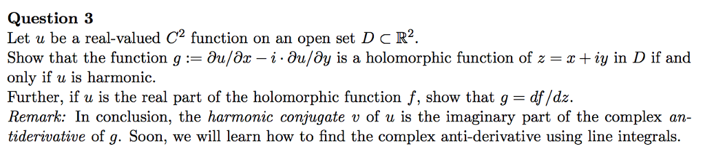 Solved Let u be a real-valued C^2 function on an open set D | Chegg.com