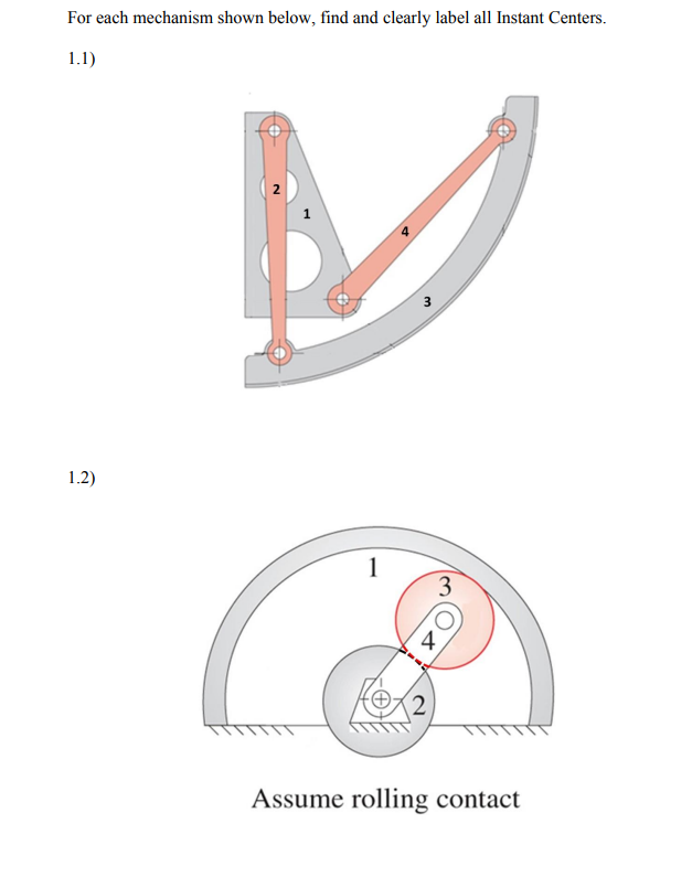 Solved For each mechanism shown below, find and clearly | Chegg.com