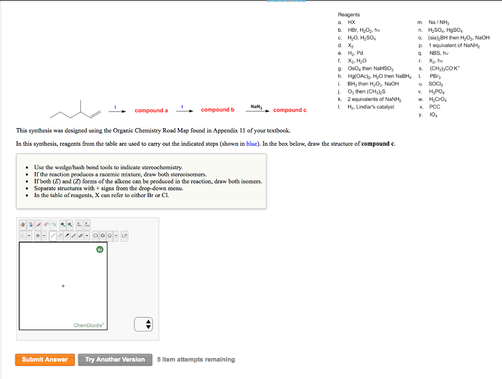Solved This synthesis was designed using the Organic | Chegg.com