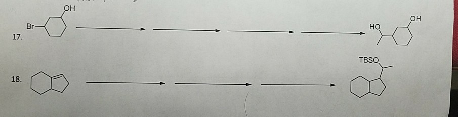 Solved OH OH HO 17 TBSO 18 | Chegg.com