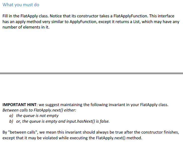 Java homework, please help! (Query processor using | Chegg.com