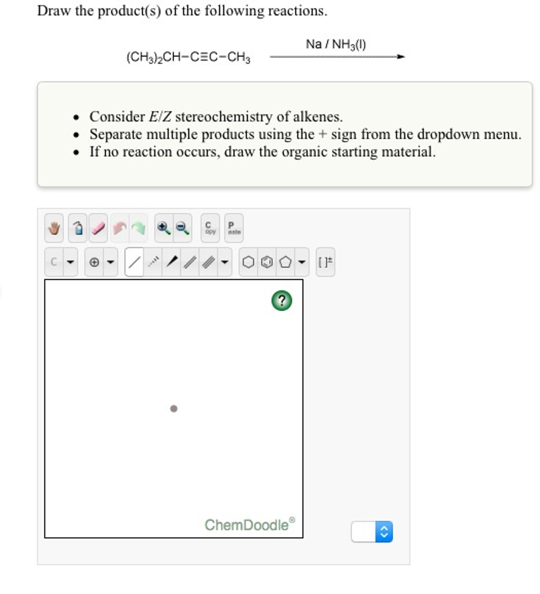 Solved Draw the product(s) of the following reactions. | Chegg.com