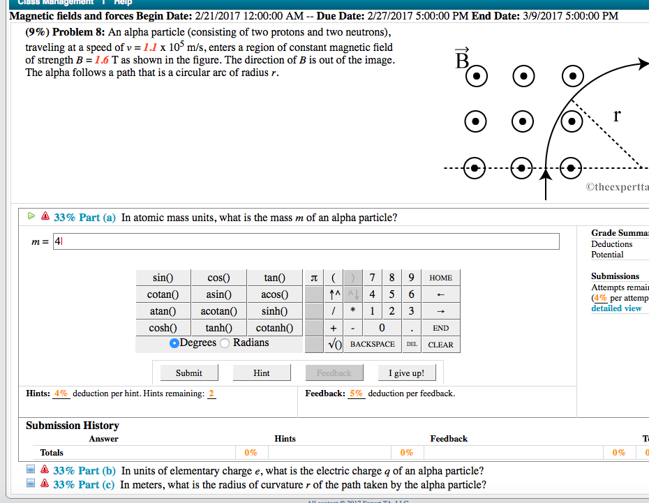Solved Class Management I Help Magnetic fields and forces | Chegg.com