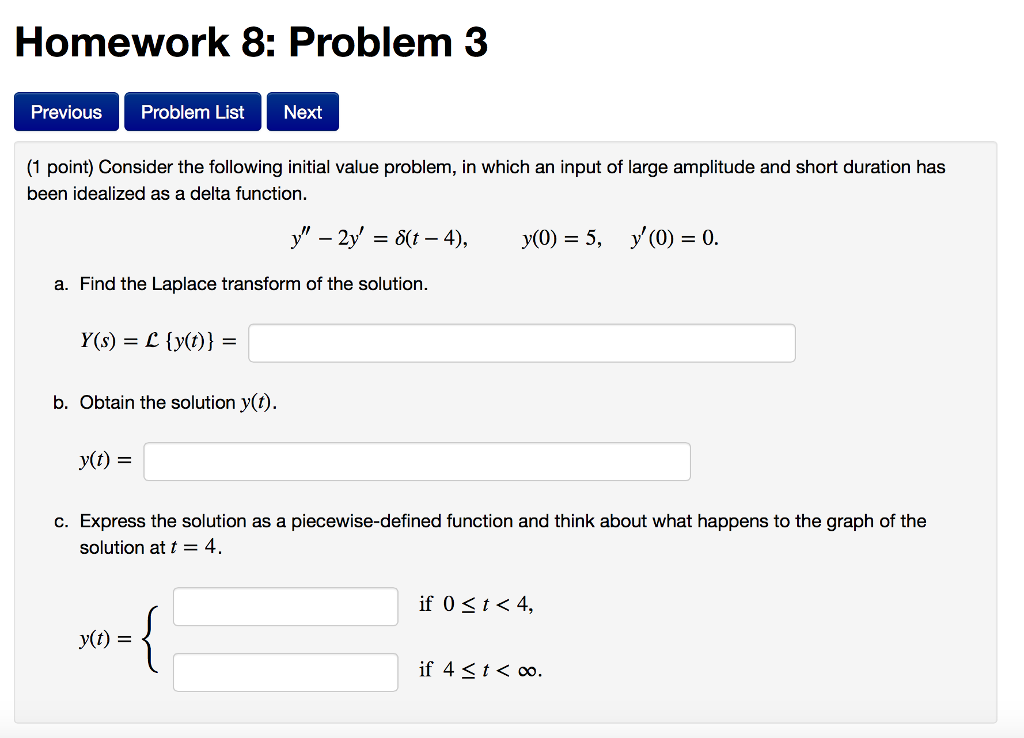 Solved Homework 8: Problem 3 Previous Problem List Next (1 | Chegg.com