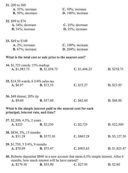 Solved 31 200 To 300 A 33 Increase B 50 Decrease C Chegg