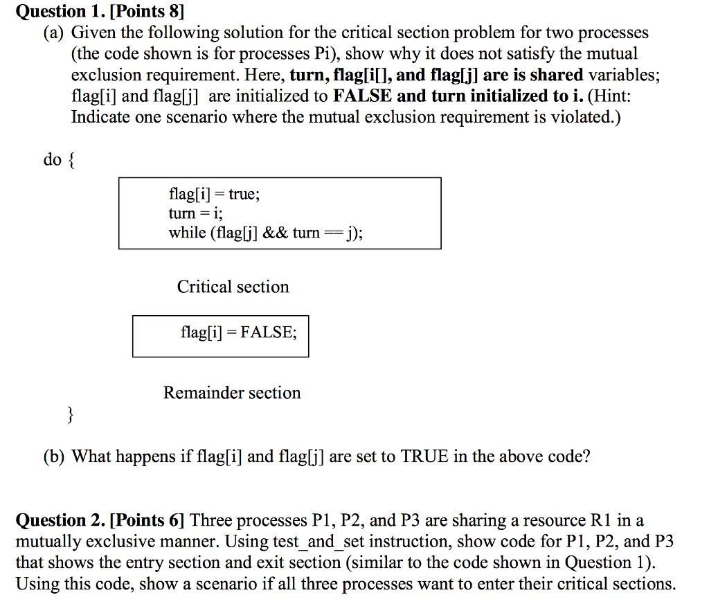 Solved A Given The Following Solution For The Critical