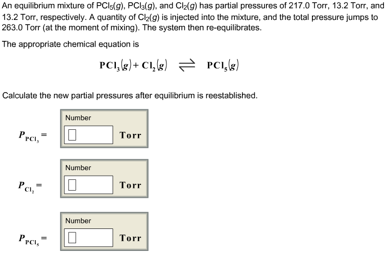 Solved An equilibrium mixture of PCl5(g), PCl3(g), and Cl2 | Chegg.com