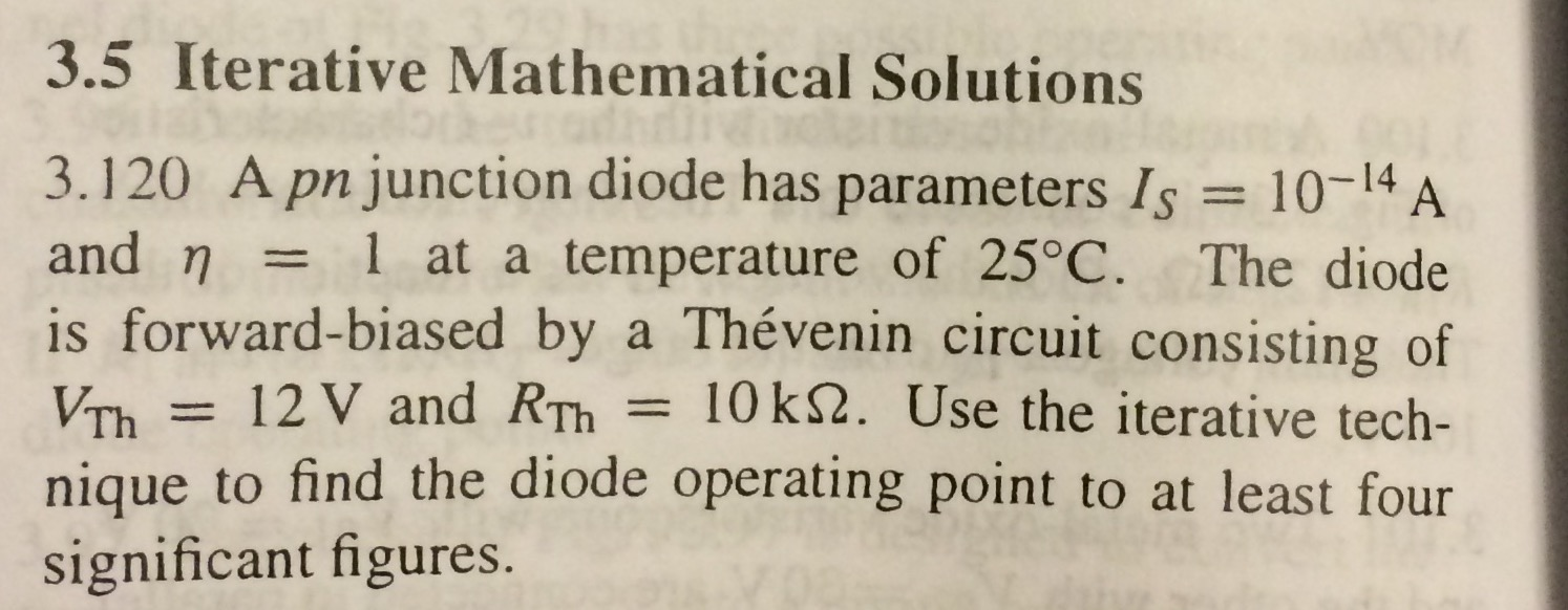 Solved A pn junction diode has parameters I_S = 10^-14 A and | Chegg.com
