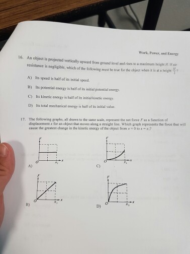 Solved Period: AP Physics 1: Work, Power, and Energy | Chegg.com