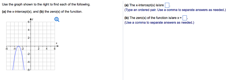 Solved Use the graph shown to the right to find each of the | Chegg.com