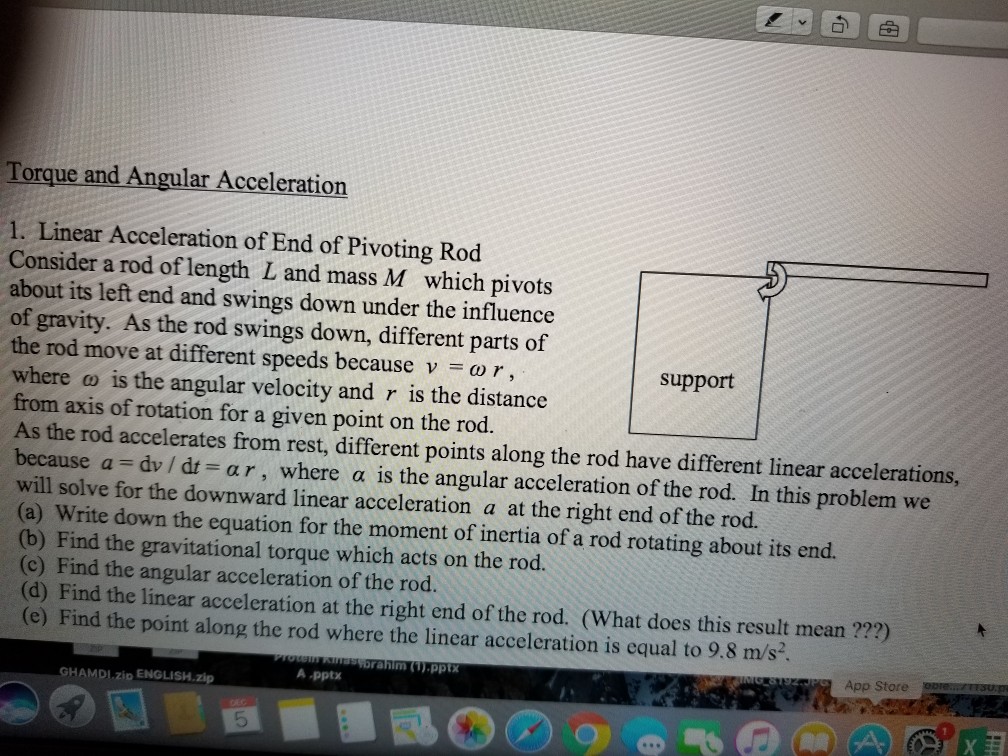 Solved Torque and Angular Acceleration 1. Linear | Chegg.com