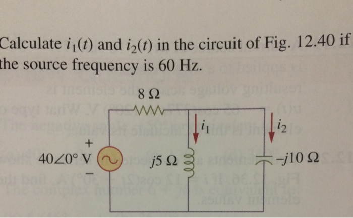 Solved Calculate i1(t) and i2(t) in the circuit of Fig. | Chegg.com
