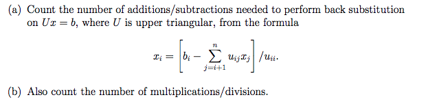 (a) Count the number of additions/subtractions needed | Chegg.com