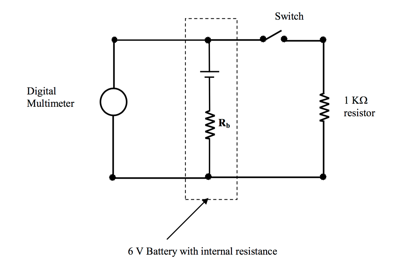 Solved ?In the circuit above the 6 Volt battery is shown as | Chegg.com