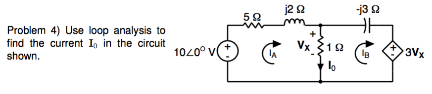 Solved Use loop analysis to find the current I0 in the | Chegg.com