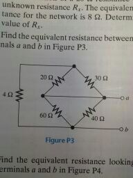 Solved Find the equivalent resistance between terminals a | Chegg.com