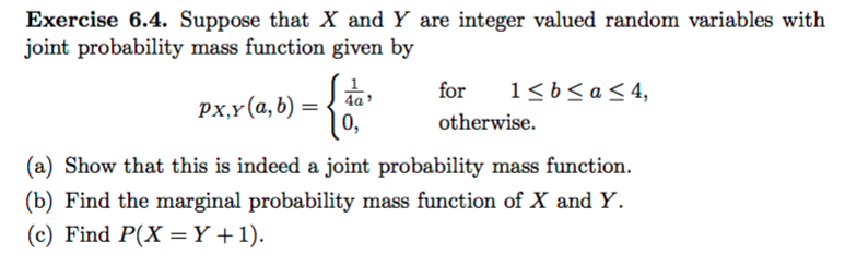Suppose that X and Y are integer valued random | Chegg.com