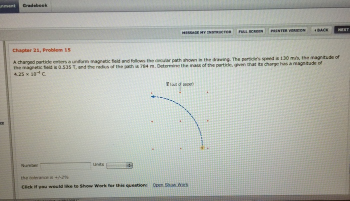 Solved A changed particle enters a uniform magnetic field | Chegg.com