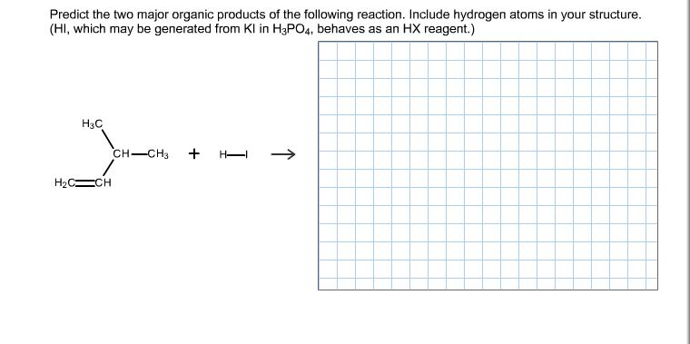 Solved Predict the two major organic products of the | Chegg.com