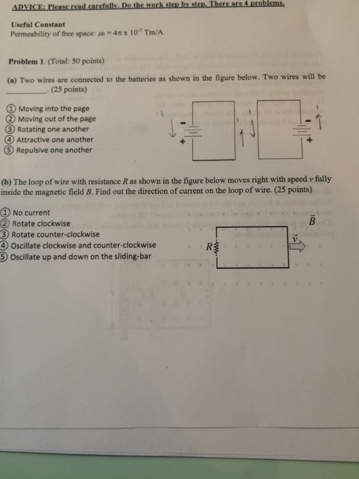 Solved Permeability of free space: mu_0 = 4 pi Times 10^-7 | Chegg.com