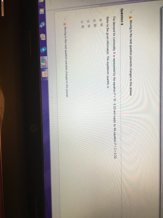 Solved The demand for commodity X is represented by the | Chegg.com