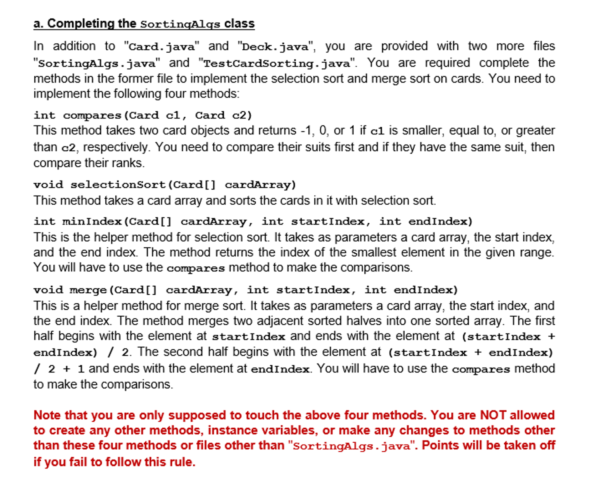 In this programming question, you are required to use | Chegg.com
