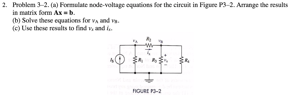 Solved Formulate node-voltage equations for the circuit in | Chegg.com