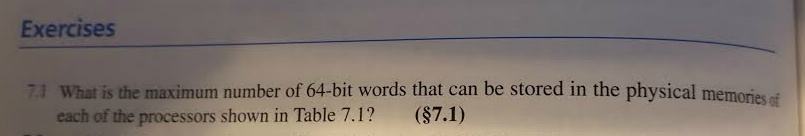 Solved What is the maximum number of 64-bit words that can | Chegg.com